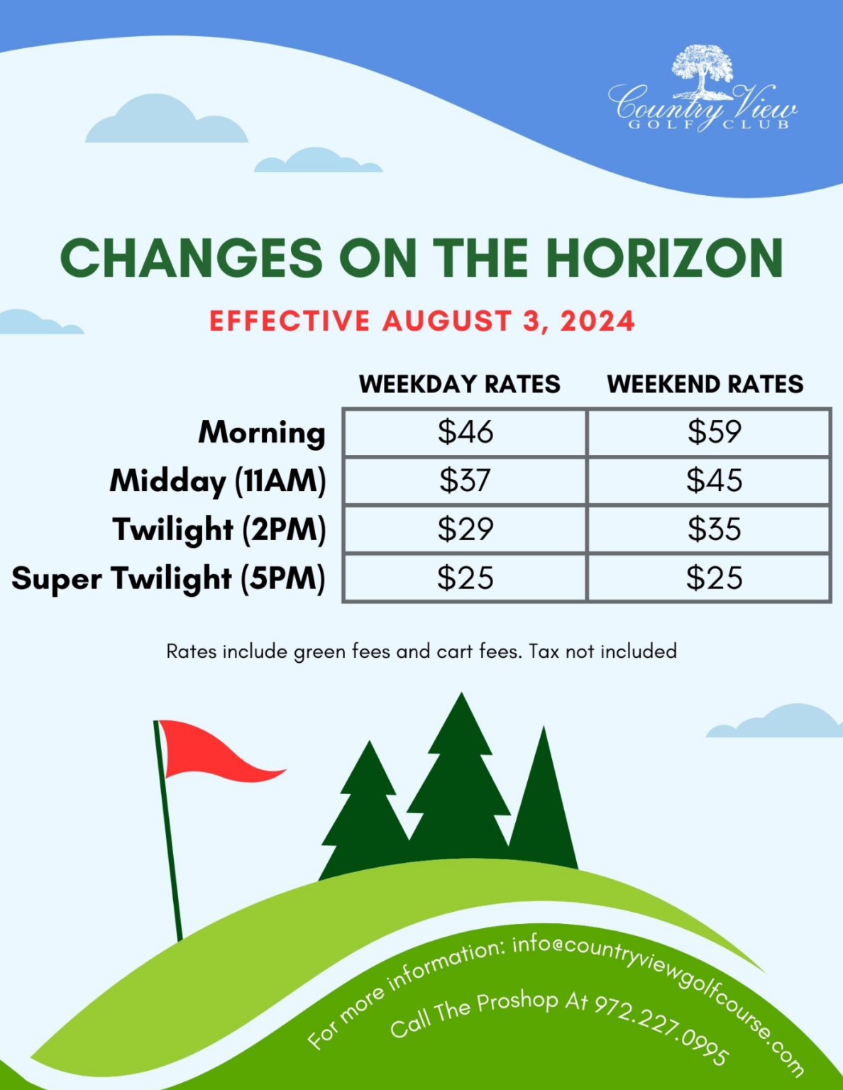 Rates – Country View Golf Club